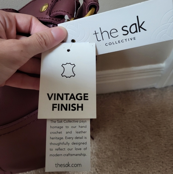 The Sak | Bags | Nwt The Sak Collective The 3 Leather Carbernet Hobo ...